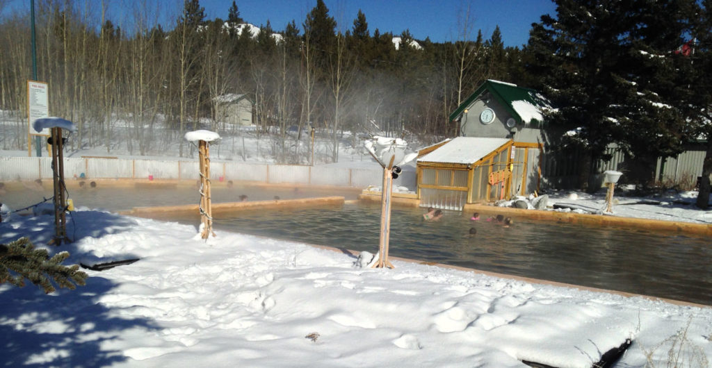 Winter Takhini Hot Springs | Whitehorse Tours