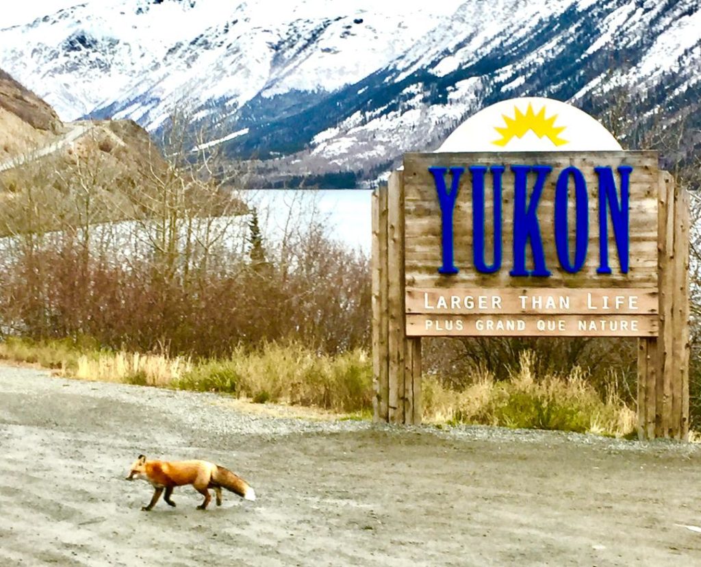 Yukon-BC Welcome Sign | Whitehorse Tours